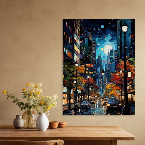 Urban Impressions Cityscape Canvas Painting - Magicdecor®