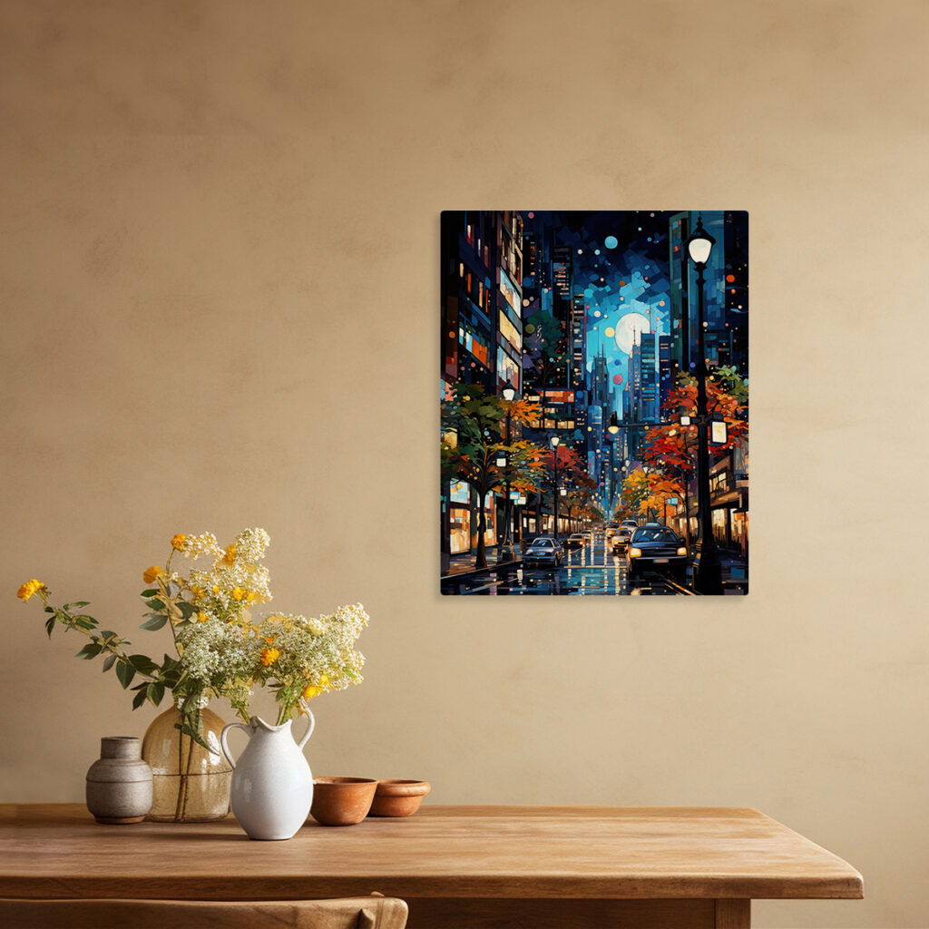 Urban Impressions Cityscape Canvas Painting - Magicdecor®