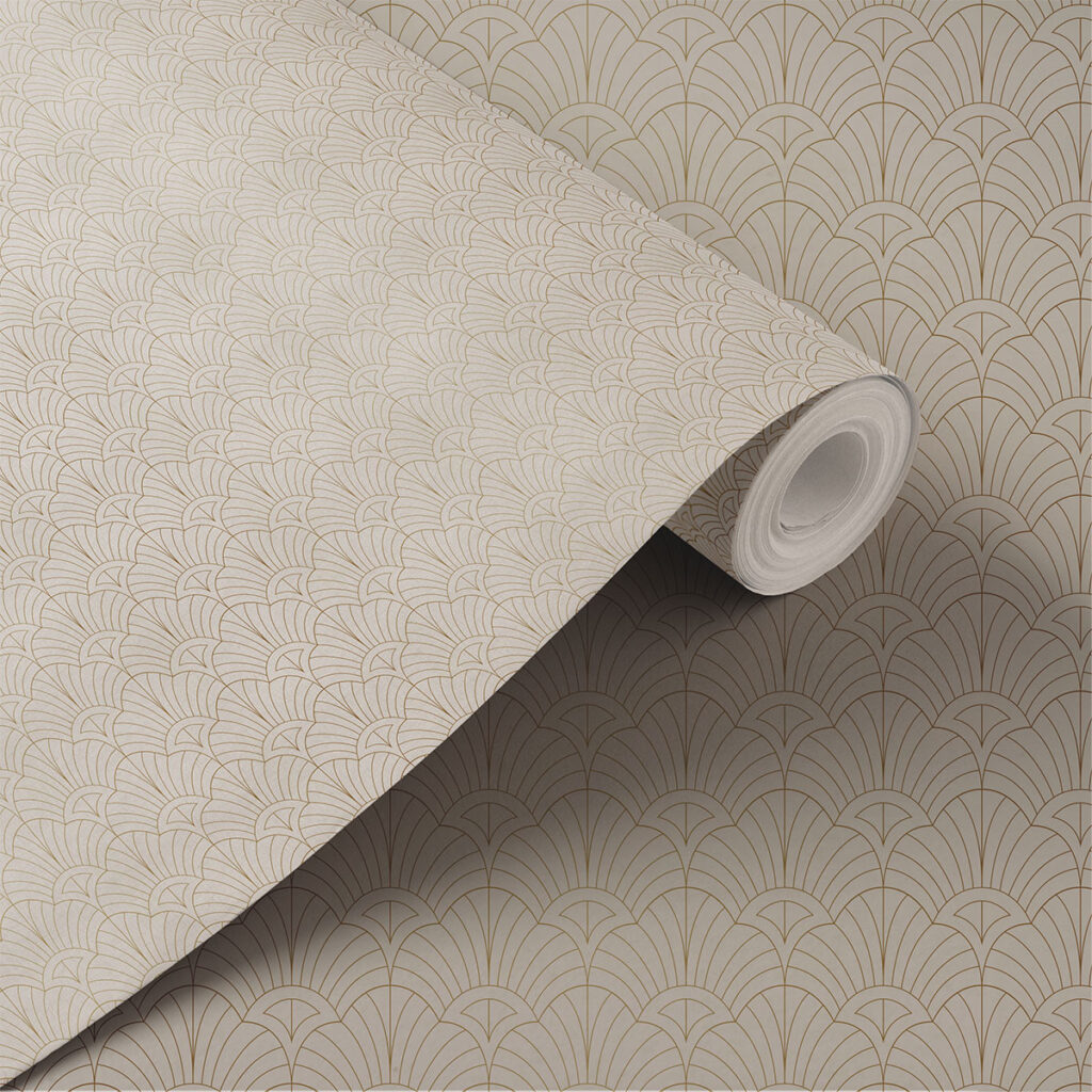 Creamy Cocoa Harmony Brown Pattern Wallpaper Roll - Magicdecor®