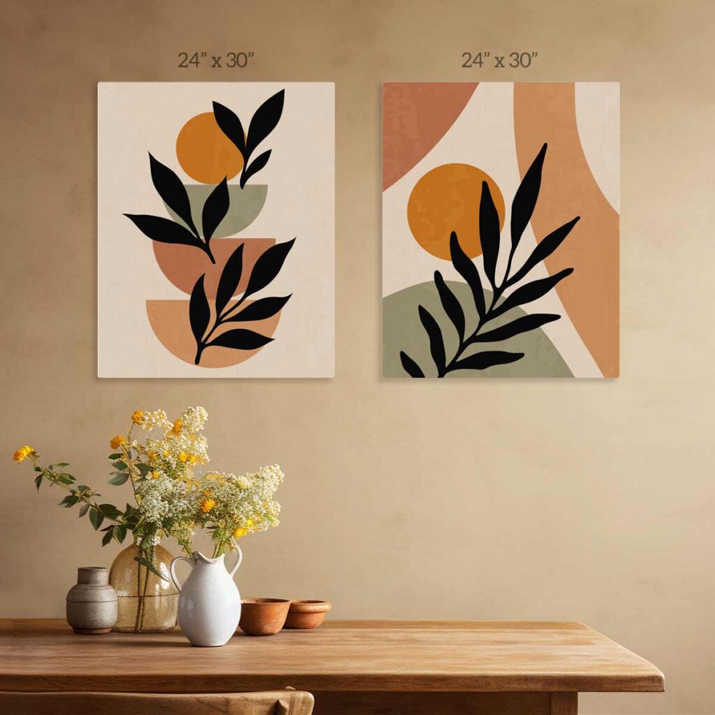 Beautiful Boho Canvas Painting Set of 2 - Magicdecor®