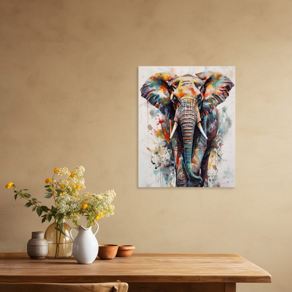 Elephant Majesty Canvas Art - Magicdecor®