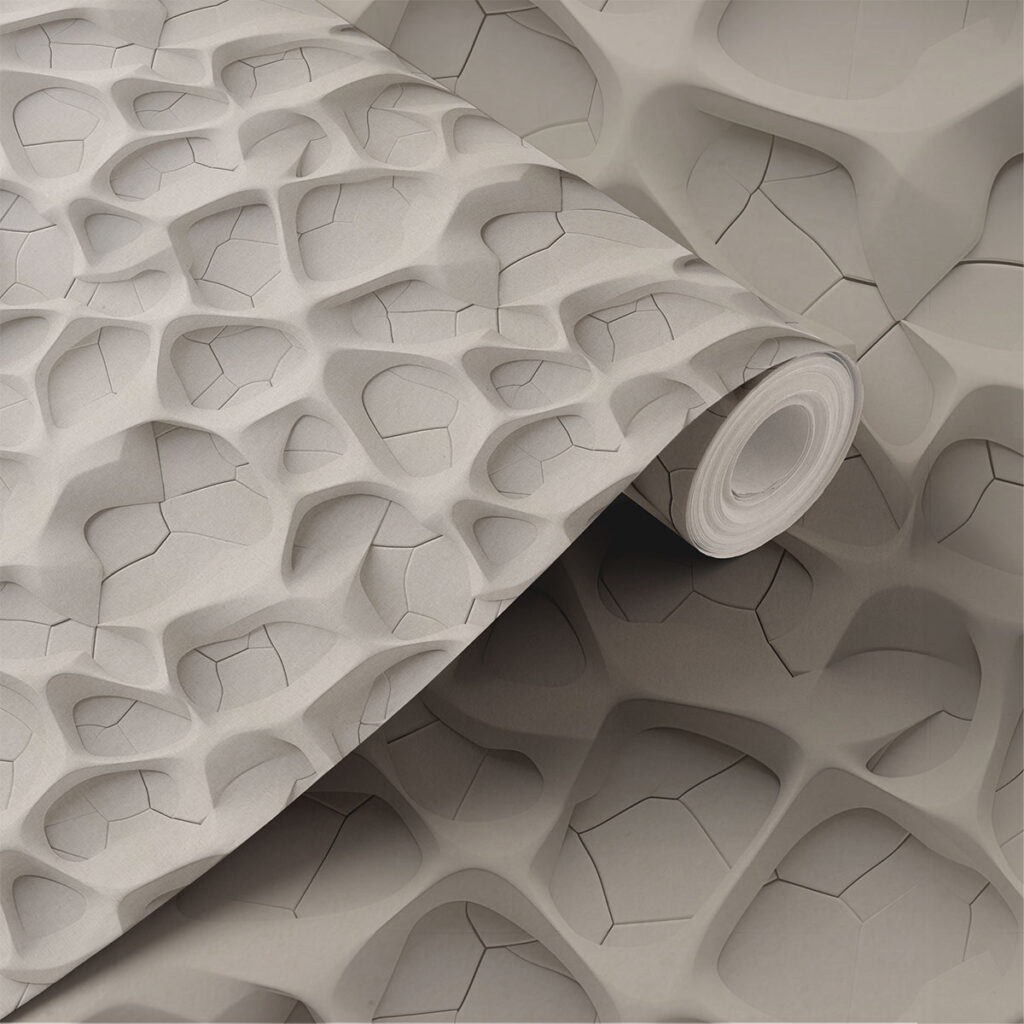 Sculpted Dimensions 3D Abstract Wallpaper Roll - Magicdecor®