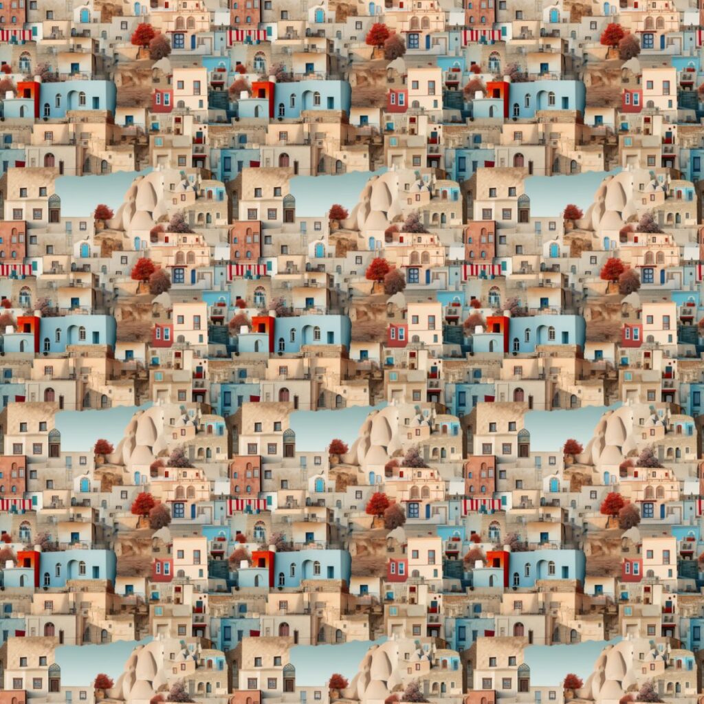 Azure Oasis Mediterranean Wallpaper for Wall - Magicdecor®