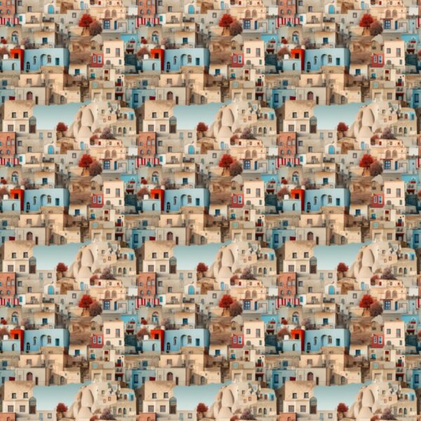 Azure Oasis Mediterranean Wallpaper for Wall - Magicdecor®