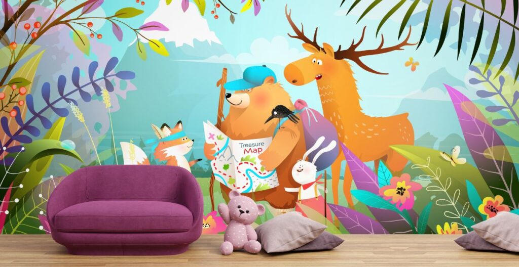 Adventure and Exploration Wallpaper for Curious Kids - Magicdecor®