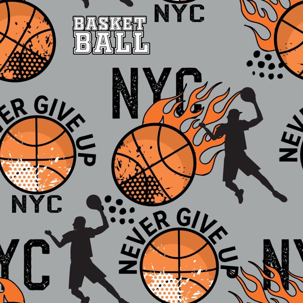 Basket Ball Pattern Extreme Boys Wallpaper - Magicdecor®