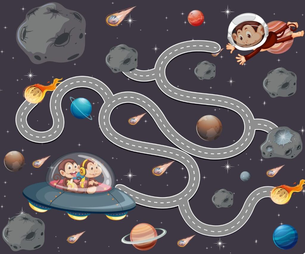 Maze Game Theme Wallpaper for Kids - Magicdecor®