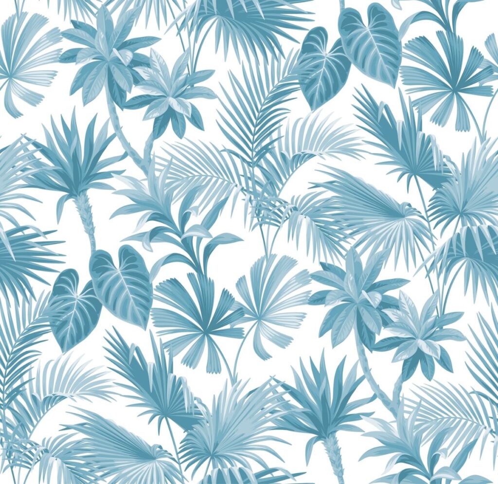 Elegant Vintage Tropical Leaves Pattern Wallpaper for Wall - Magicdecor®