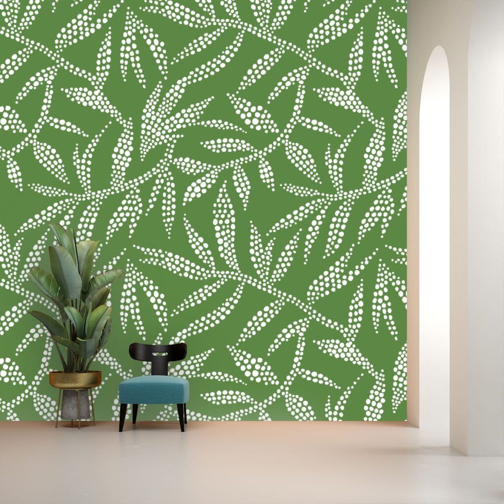 Modern Botanical Leaves Pattern Wallpaper for Wall - Magicdecor®