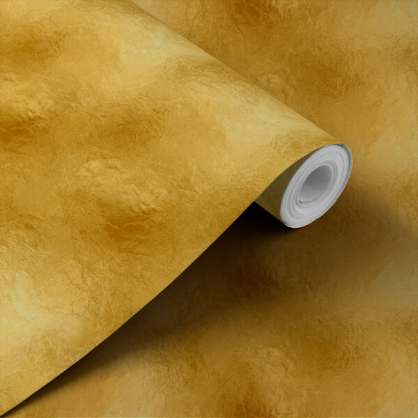 Luxurious Shiny Golden Sheet Texture Wallpaper Roll - Magicdecor®