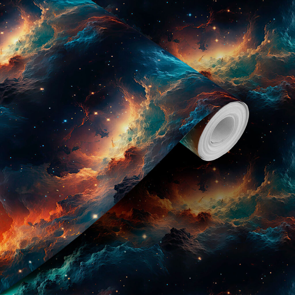 Outer Space With Stars, Universes And Galaxies Wallpaper for Wall ...