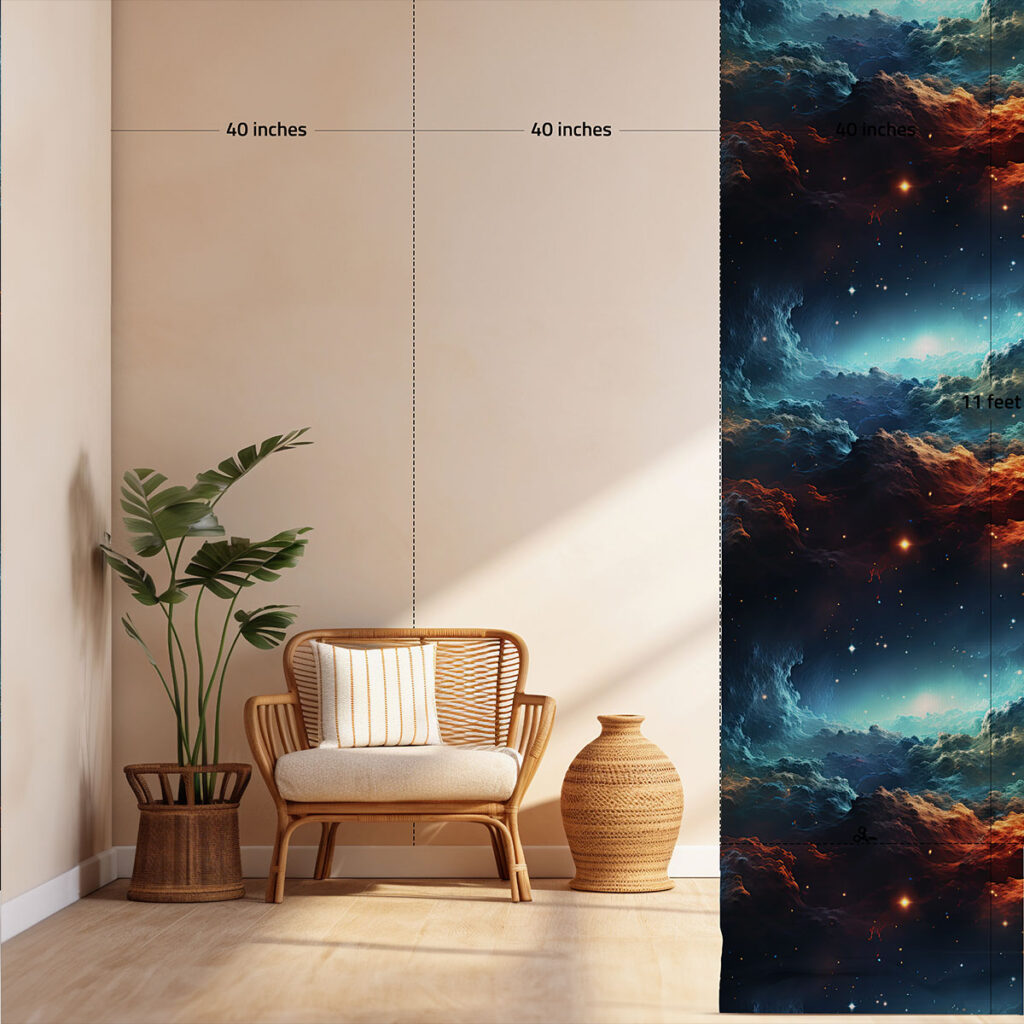 Outer Space With Stars, Universes And Galaxies Wallpaper for Wall ...