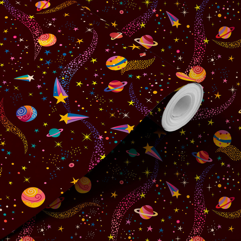 Vibrant Space Cosmos Pattern Wallpaper Covering for Wall - Magicdecor®