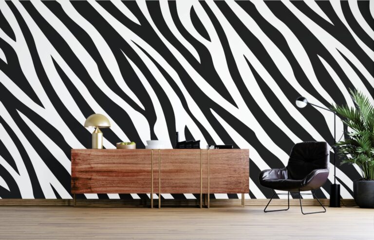 Chic Zebra Print Wallpaper for Walls - Magicdecor®