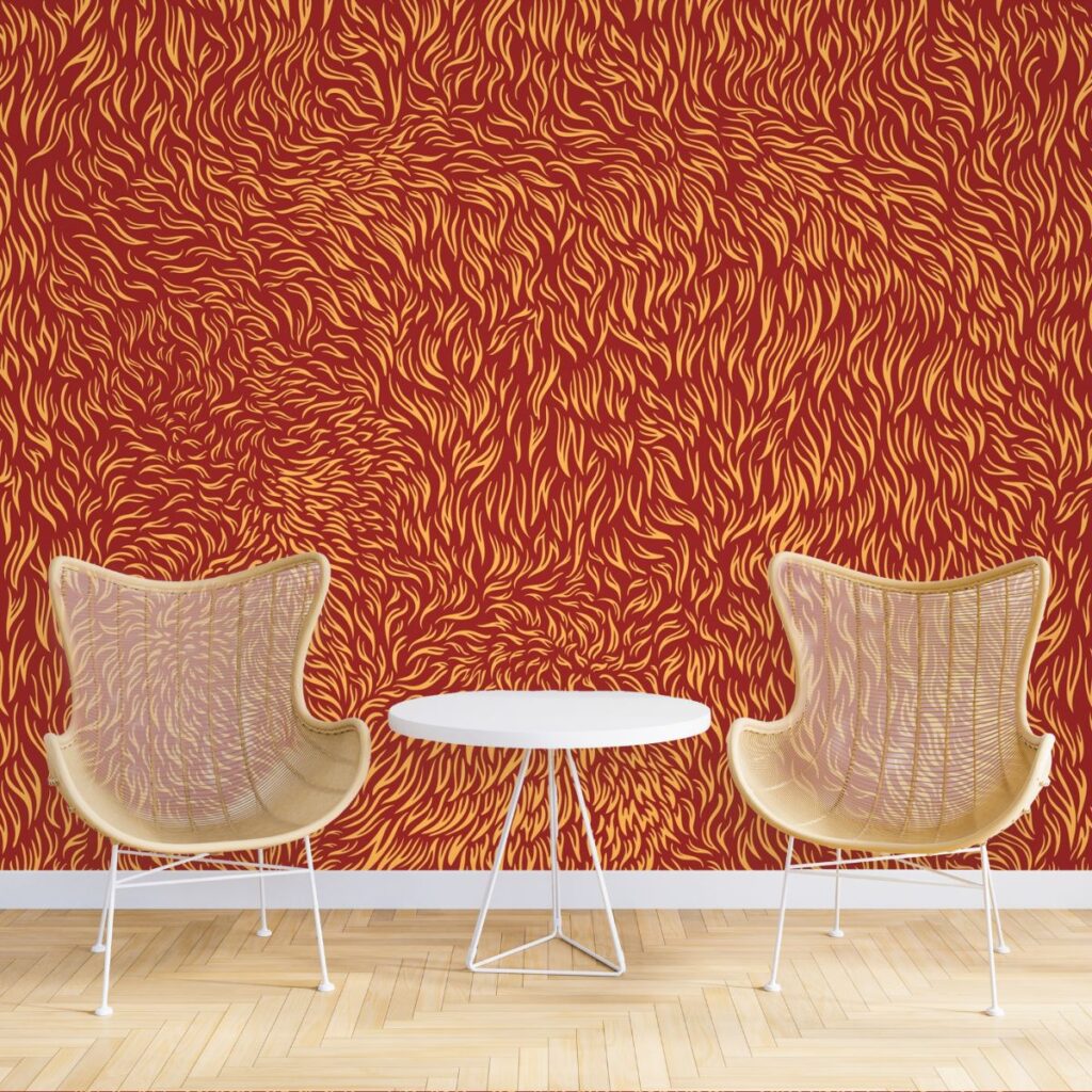 Faux Skin Pattern Wall Wallpaper - Magicdecor®