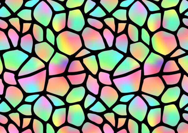 Trendy Neon Giraffe Fur Pattern Wallpaper for Wall - Magic Decor