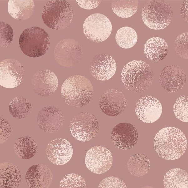Abstract Circles Rose Gold Wallpaper for Home - Magicdecor®
