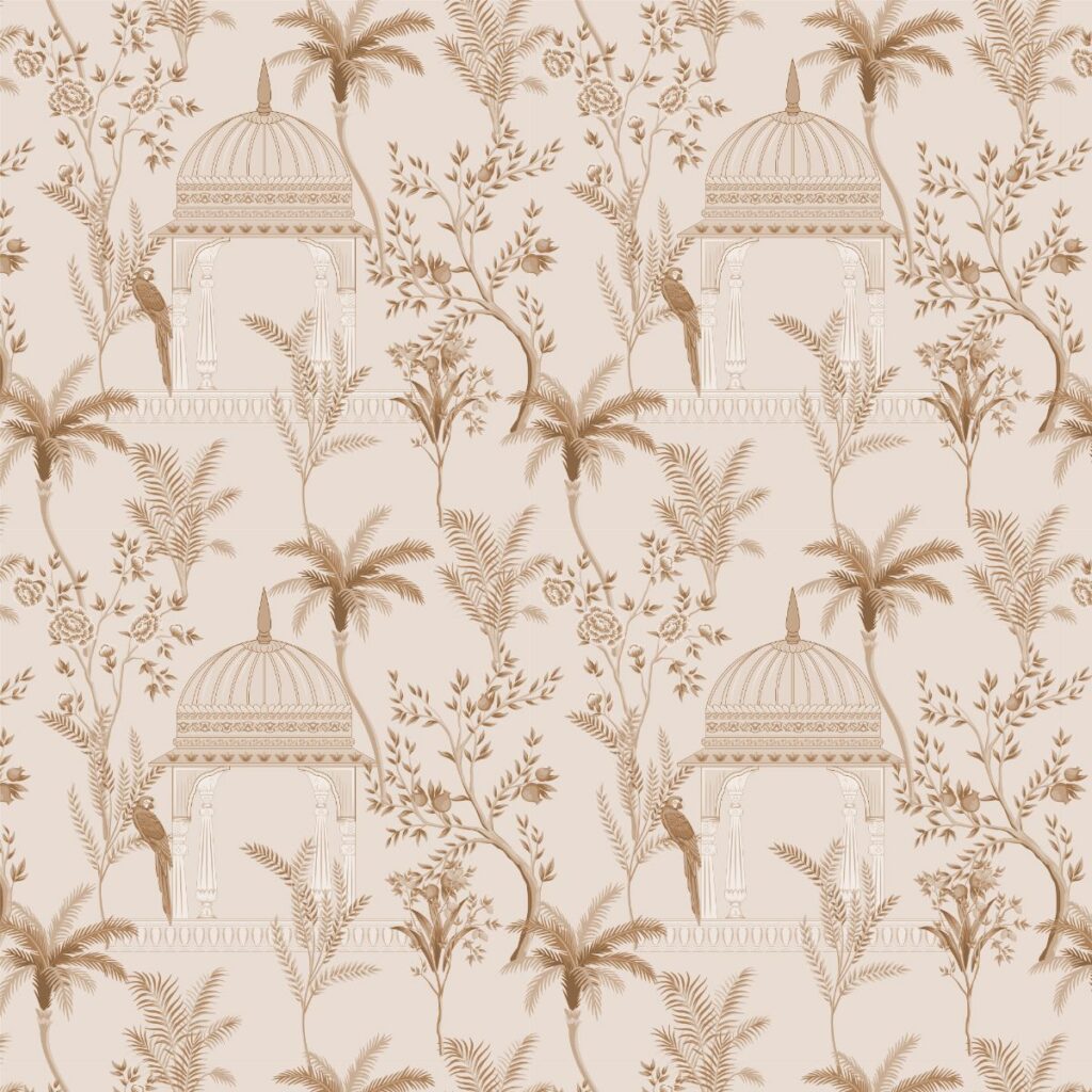 Boho Tropical Garden Wallpaper Mural - Magicdecor®