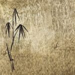 Gold Wooden Texture Japandi Style Wallpaper - Magicdecor®