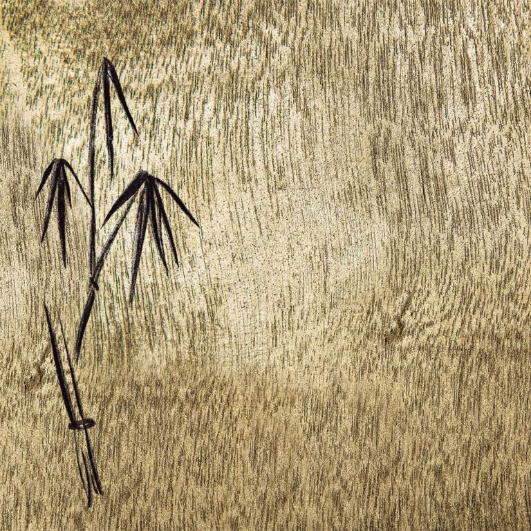 Gold Wooden Texture Japandi Style Wallpaper - Magicdecor®