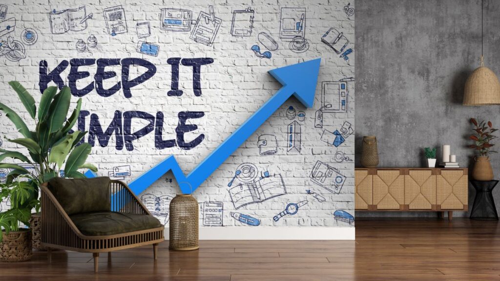 Keep It Simple, 3D Office Wallpaper - Magicdecor®