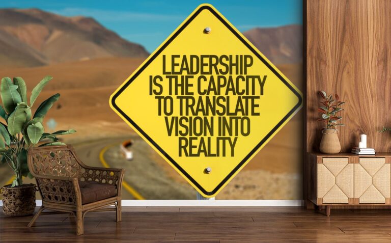 Leadership Quote, Office Wallpaper - Magicdecor®