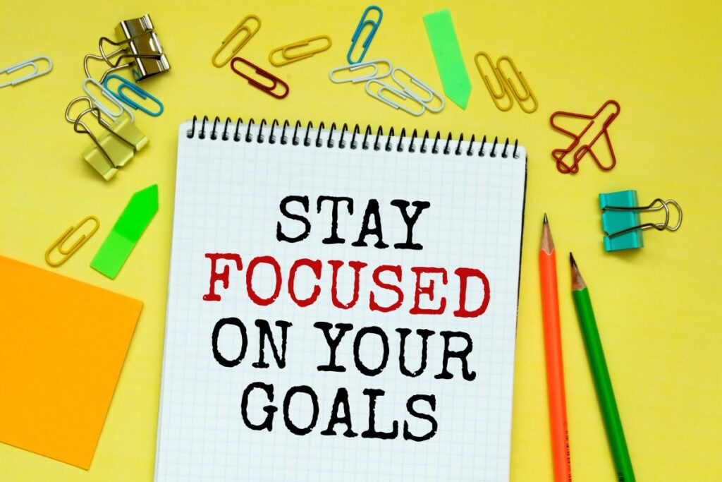 Stay Focused on Your Goals, 3D Effect Office Wallpaper - Magicdecor®