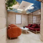 Moon Meeting The Skies Wallpaper Mural - Magicdecor®