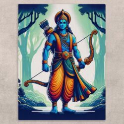 Lord Shri Ram Portrait, Canvas Art for Wall - Magicdecor®