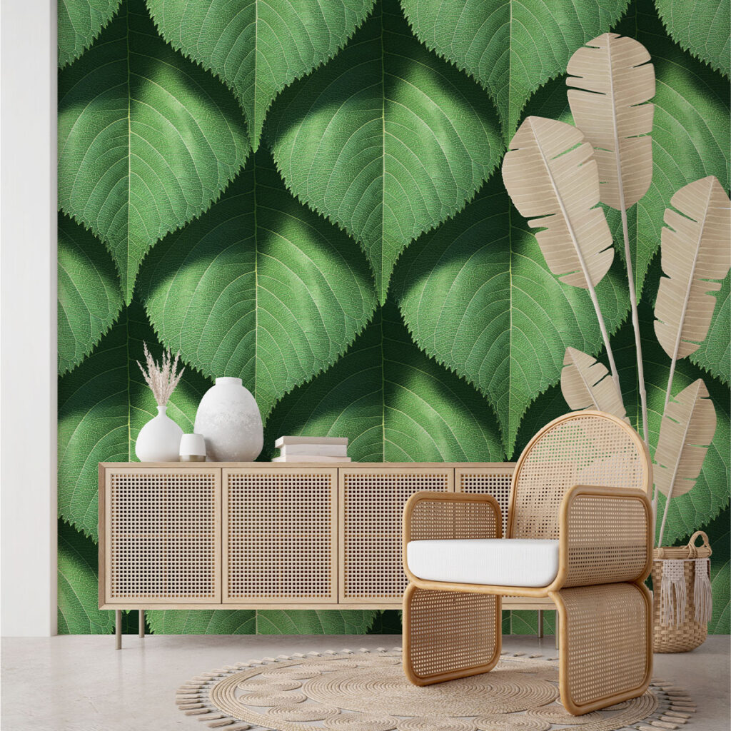 3D Realistic Leaves Wallpaper Roll - Magicdecor®