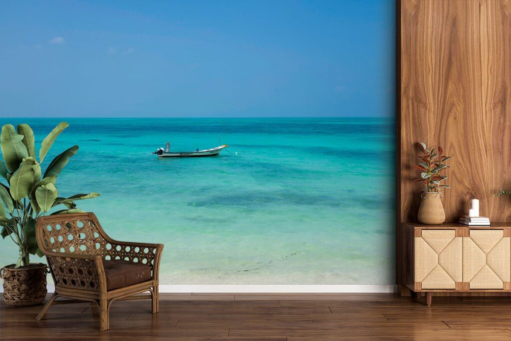 Beautiful Beach in Lakshadweep Wallpaper Mural - Magicdecor®