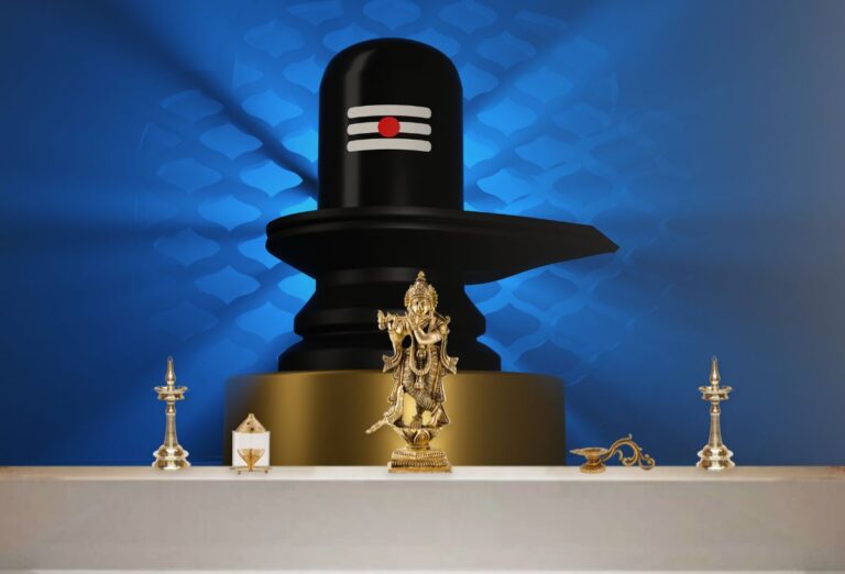 3D Shiv Lingam Wallpaper for Pooja Room - Magicdecor®