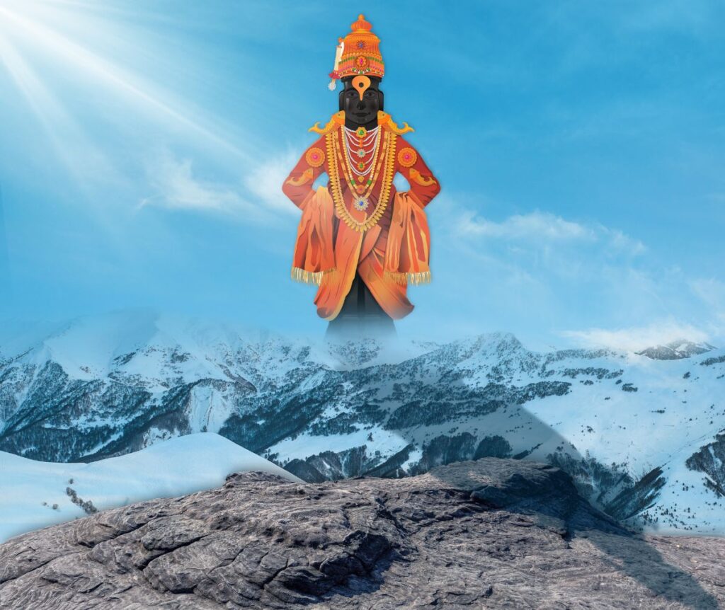 3D Shri Hari Vitthal Wallpaper for Pooja Room - Magicdecor®