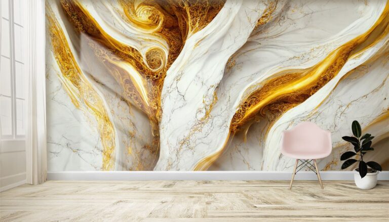 Luxury Golden Marble Magic Wallpaper Mural - Magicdecor®