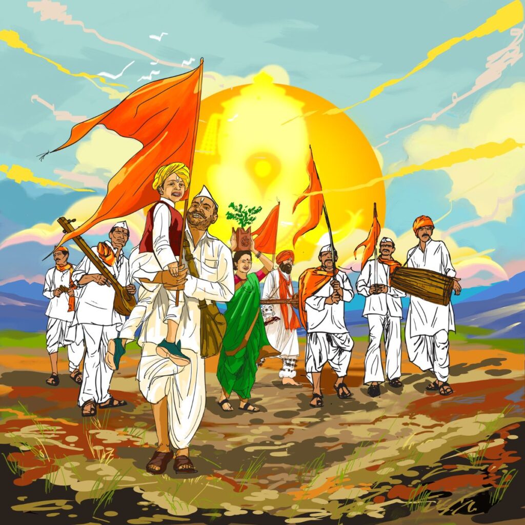 Pandharpur Warkari, Pilgrimage Wallpaper for Wall - Magicdecor®