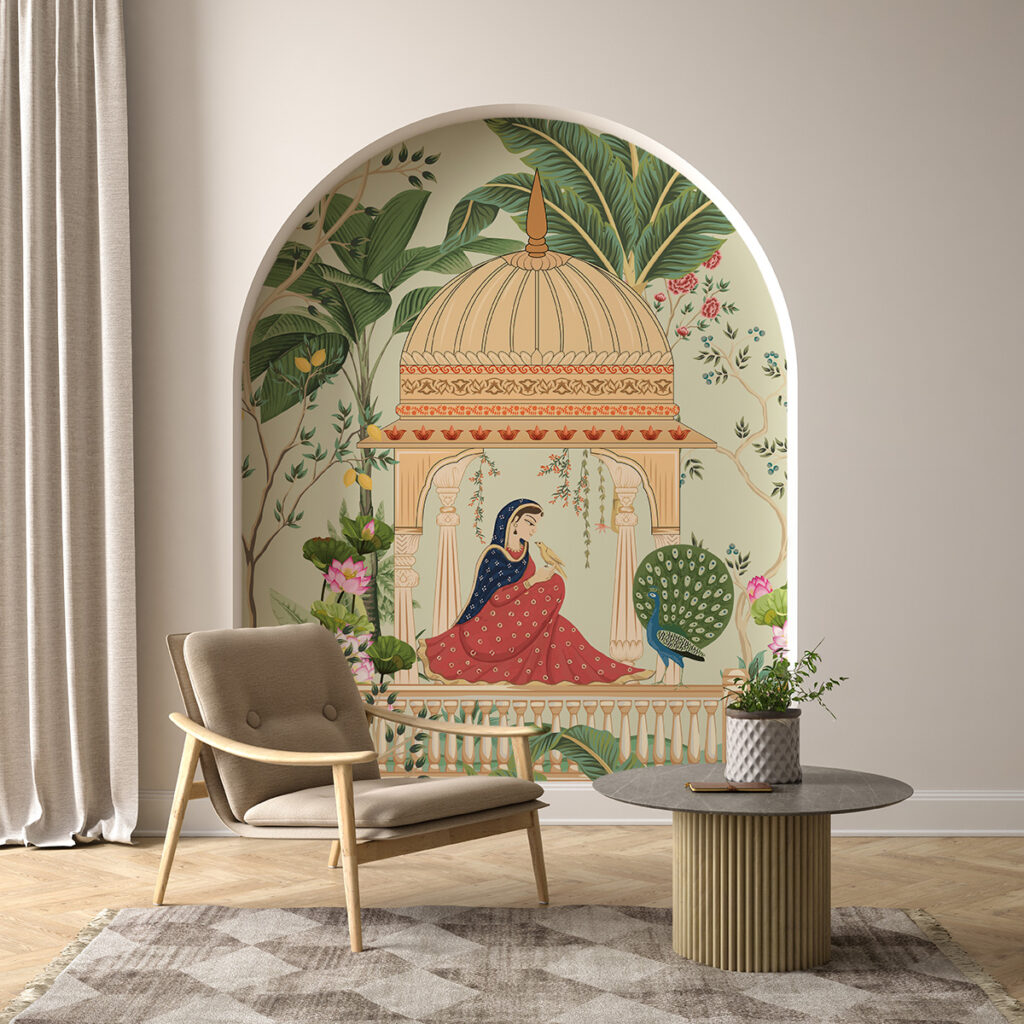 Man Mayuri Wallpaper for Wall - Magicdecor®