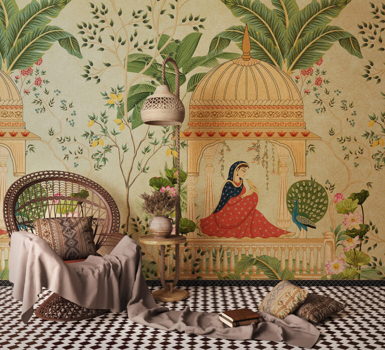 Man Mayuri Wallpaper for Wall - Magicdecor®