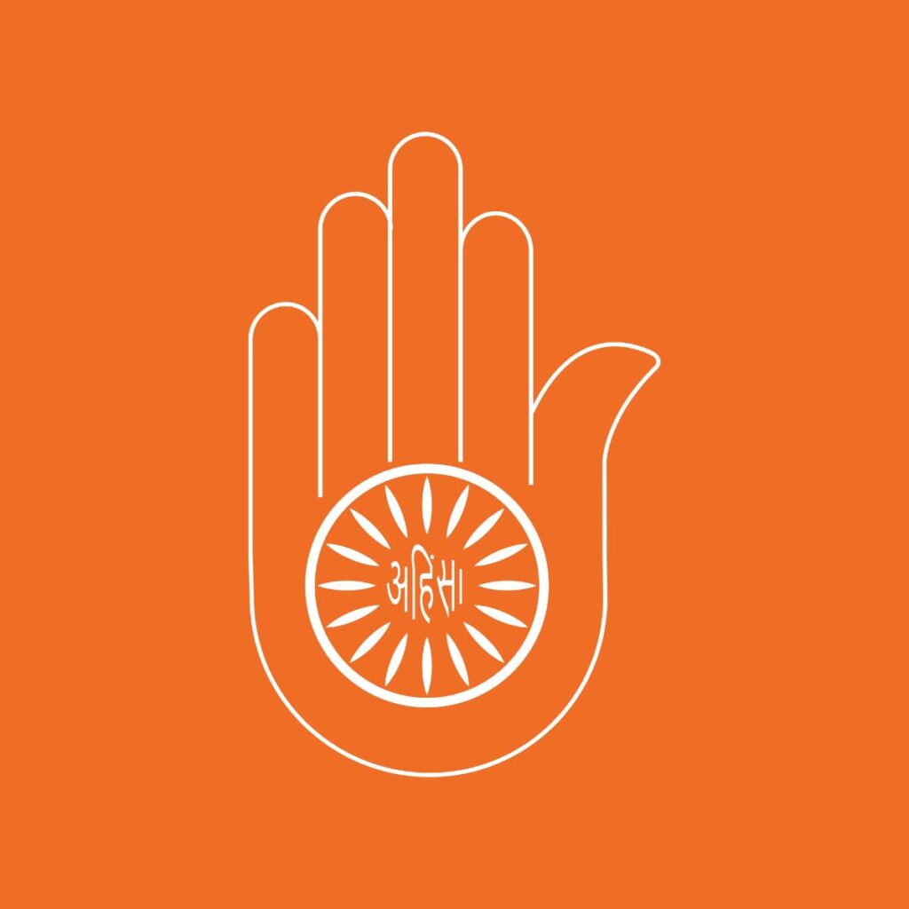 Ahinsa, Non-Violence Jain Symbol Wallpaper for Wall - Magicdecor®