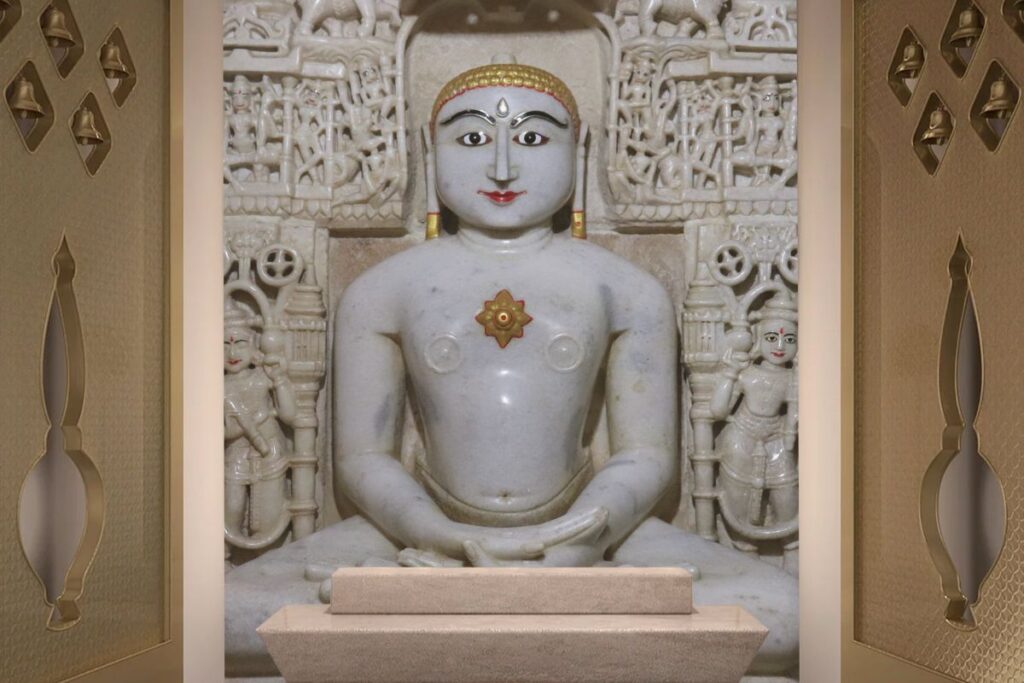 Shri Parshwanath Idol Wallpaper for Wall - Magicdecor®