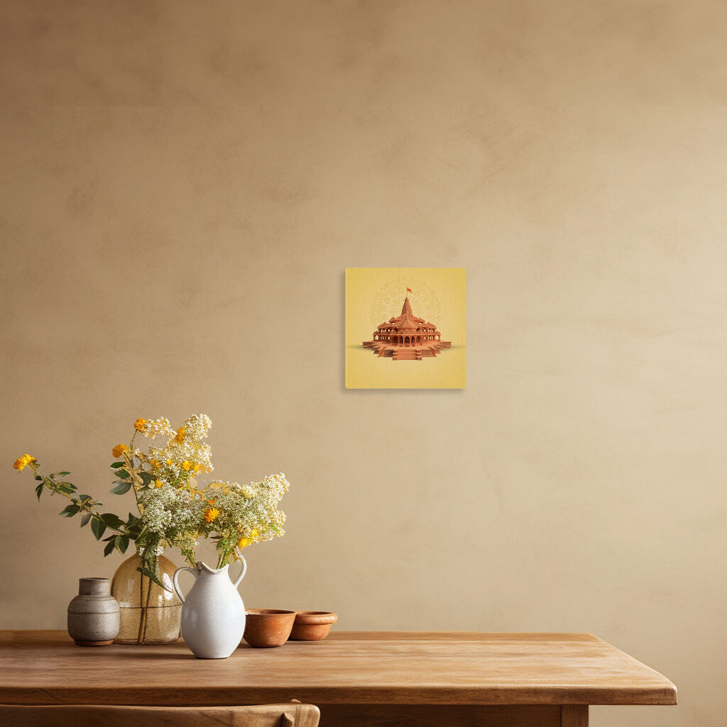 Ram Mandir Canvas Art for Wall - Magicdecor®