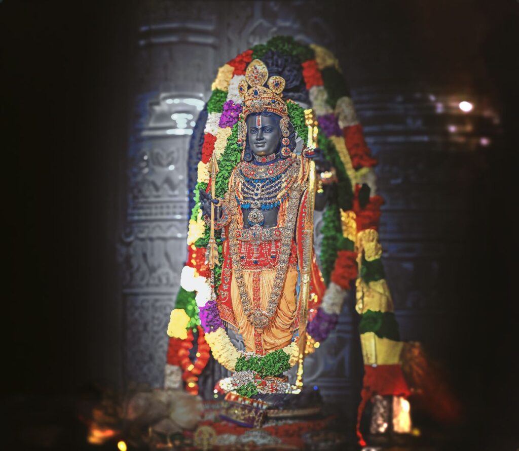 Ram Lalla Wallpaper for Pooja Room - Magicdecor®