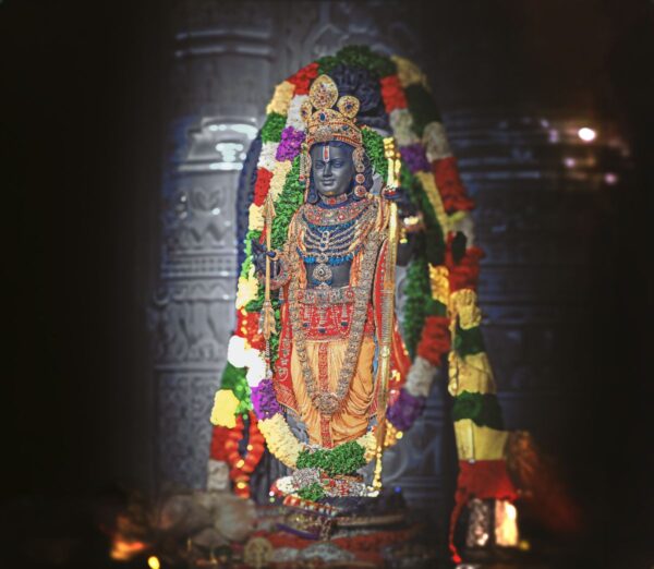 Ram Lalla Wallpaper for Pooja Room - Magicdecor®