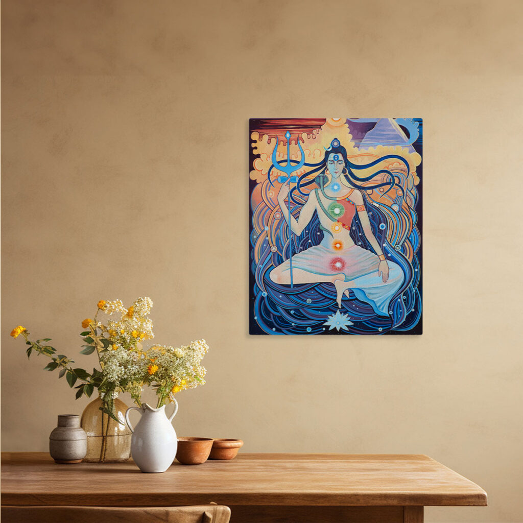 Shiv Shakti Painting on Canvas - Magicdecor®