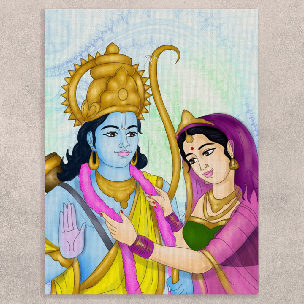 Sita Rama Kalyanam Paintings - Magicdecor® Sita Rama Kalyanam Paintings - Magicdecor®