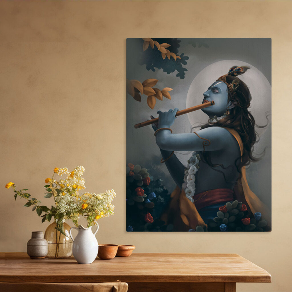 Krishna Painting on Canvas - Magicdecor®