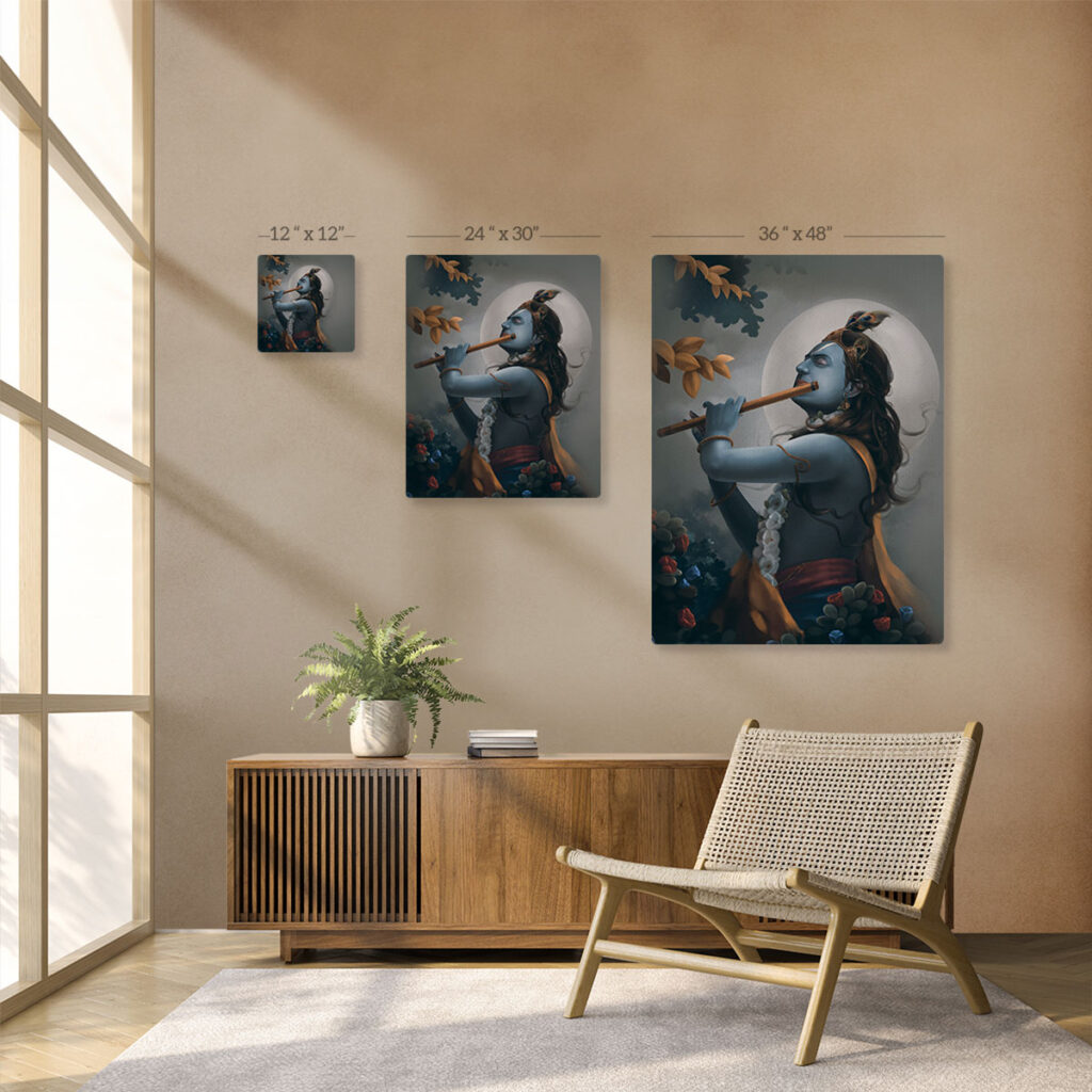 Krishna Painting on Canvas - Magicdecor®