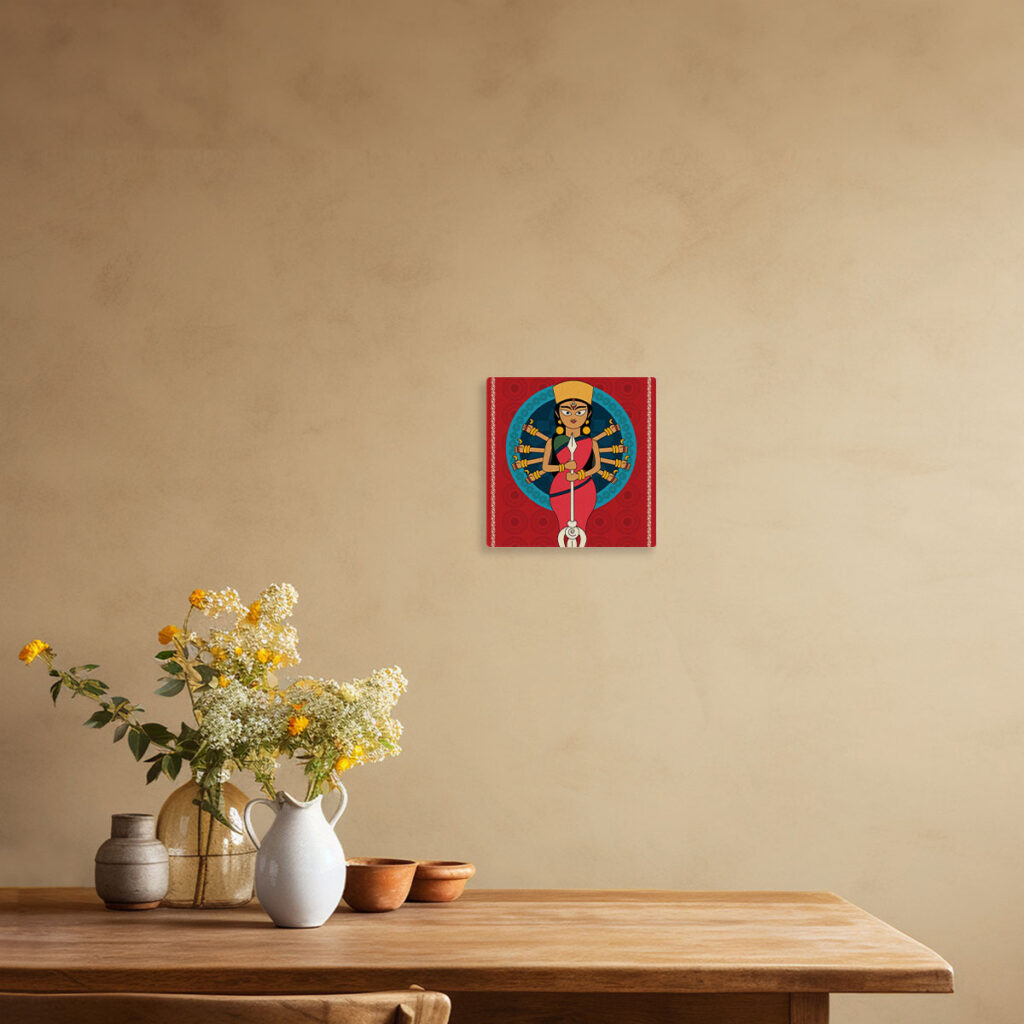 Durga Ma Painting on Canvas - Magic Decor
