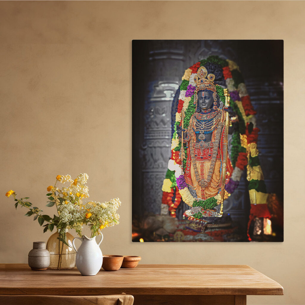 Shri Ram Lalla Canvas Painting - Magicdecor®