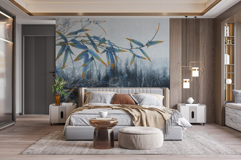 Mesmerizing Bamboo Leaves Wallpaper for Wall - Magicdecor®