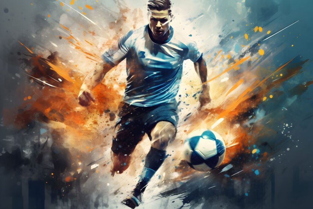 Soccer Intensity Mural Wallpaper - Magicdecor®